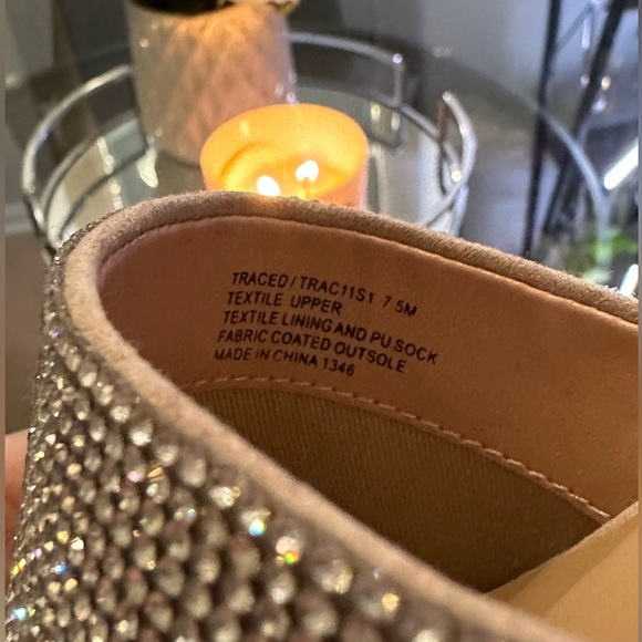 Steve Madden | Shoes | Steve Madden Rhinestone Mules New Womens Size 75 ...